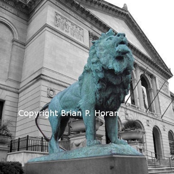 Chicago Lion Statue - Etsy