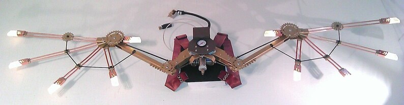 Deluxe CO2 Steampunk Wings Opens 6.5 Feet Wide | Etsy