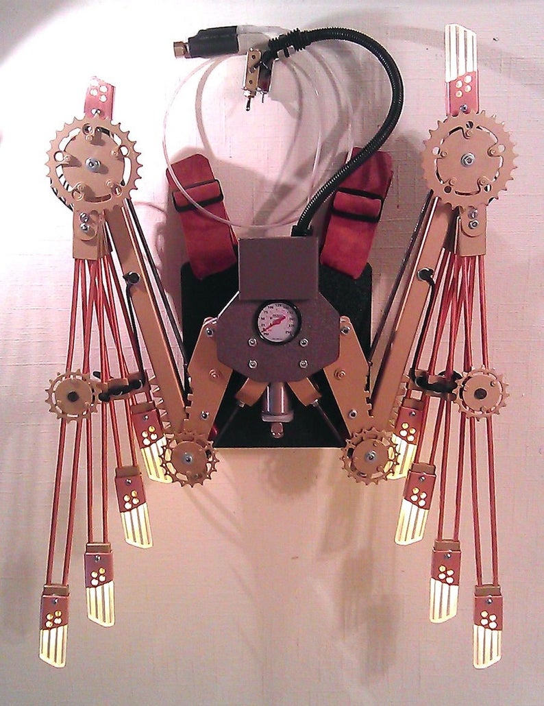 Deluxe CO2 Steampunk Wings Opens 6.5 Feet Wide | Etsy