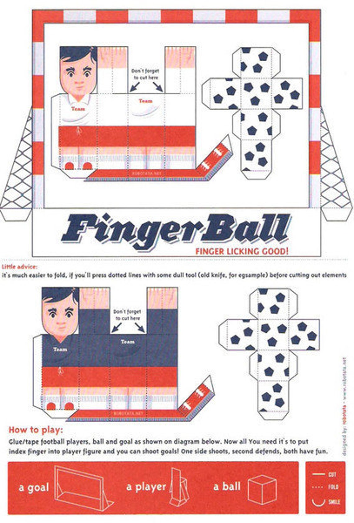 Finger Footballers - Etsy