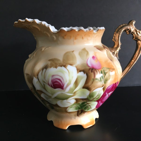 Hand Painted Pitcher - Etsy