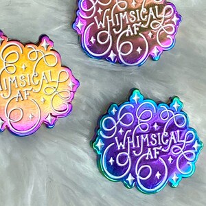 Whimsical AF Enamel Pin - Etsy