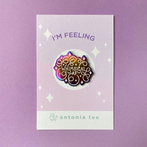Whimsical AF Enamel Pin | Etsy