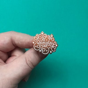 Whimsical AF Enamel Pin - Etsy