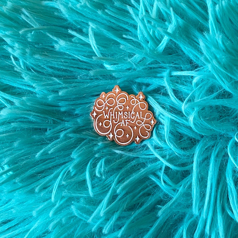 Whimsical AF Enamel Pin - Etsy