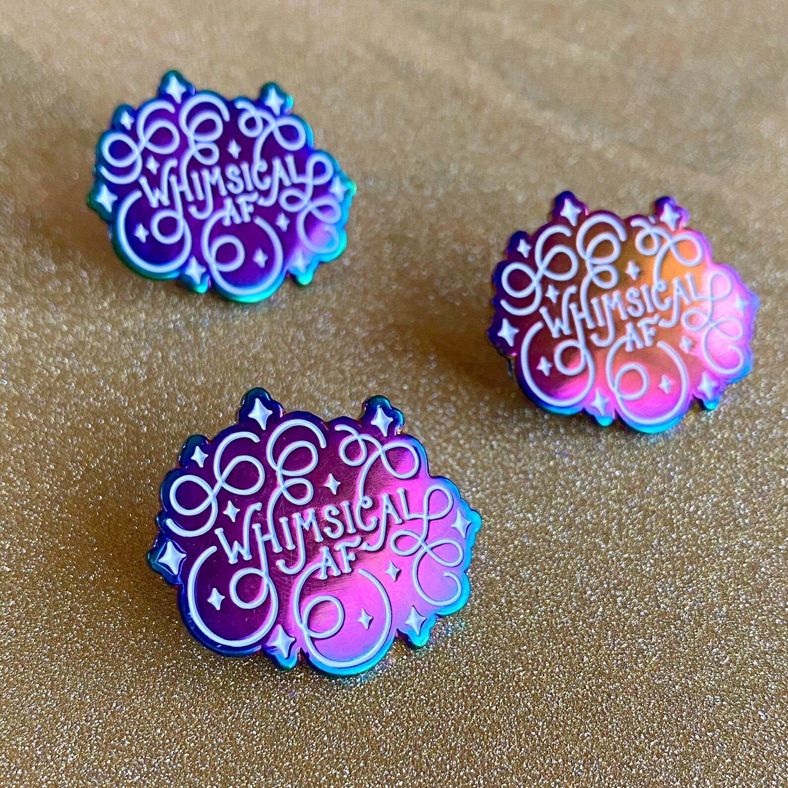 Whimsical AF Enamel Pin - Etsy