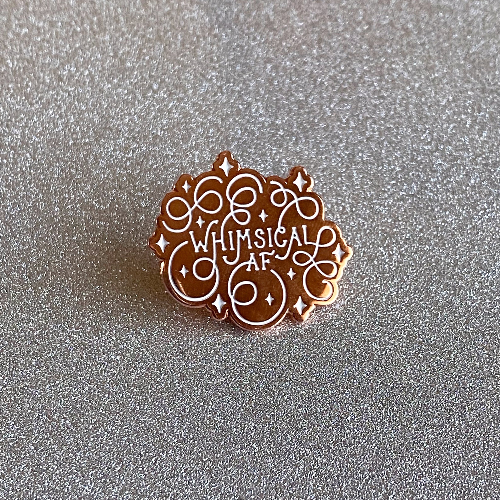 Whimsical AF Enamel Pin - Etsy