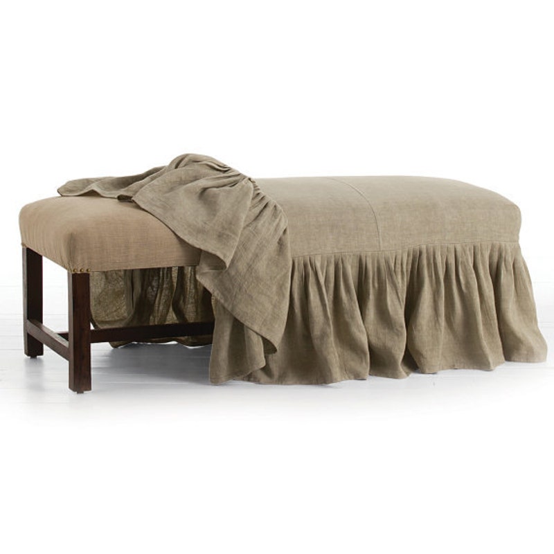 Ottoman Slipcover - Etsy