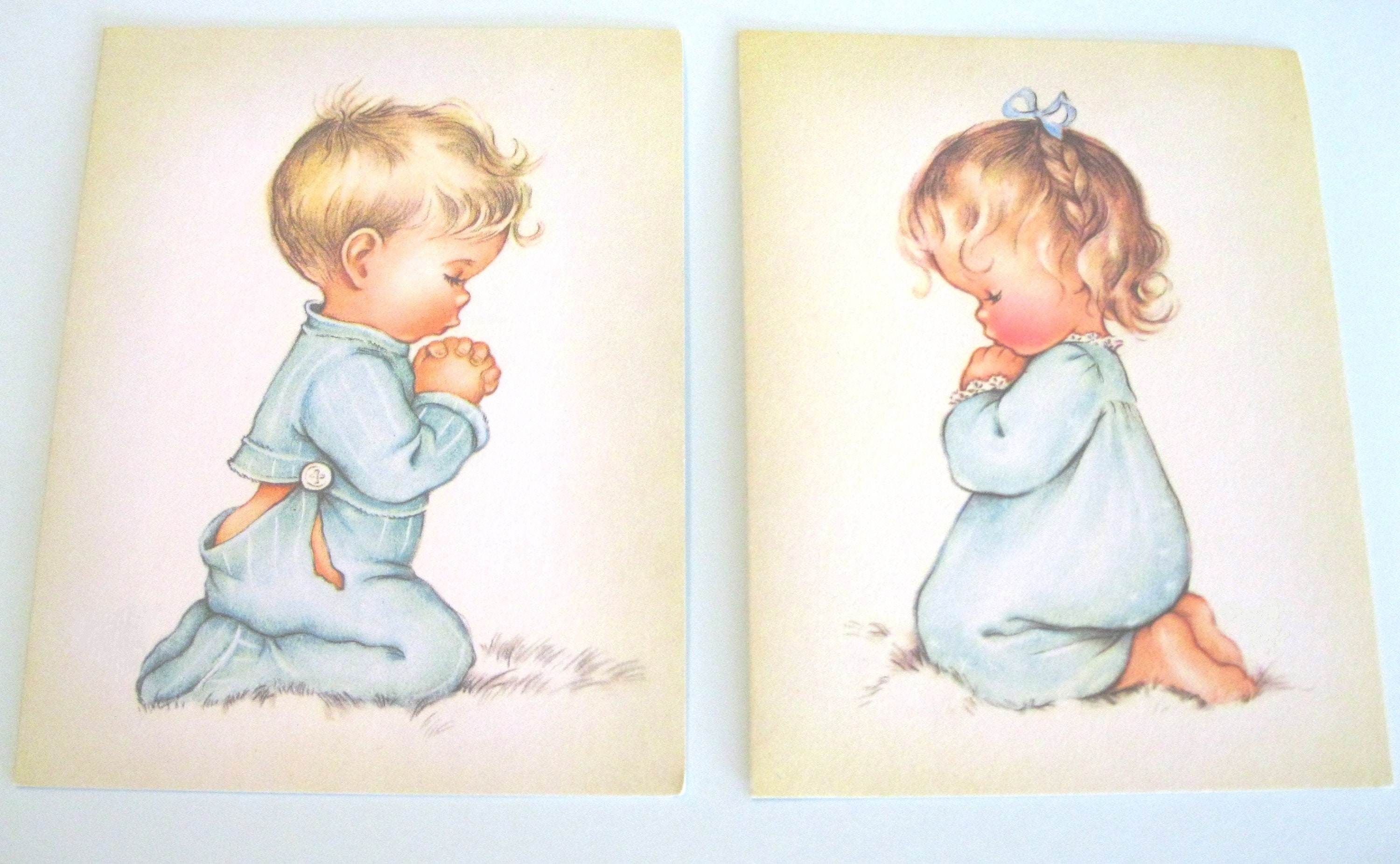 Precious Moments Girl Praying Drawing