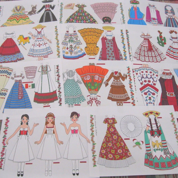 Paper Dolls - Etsy