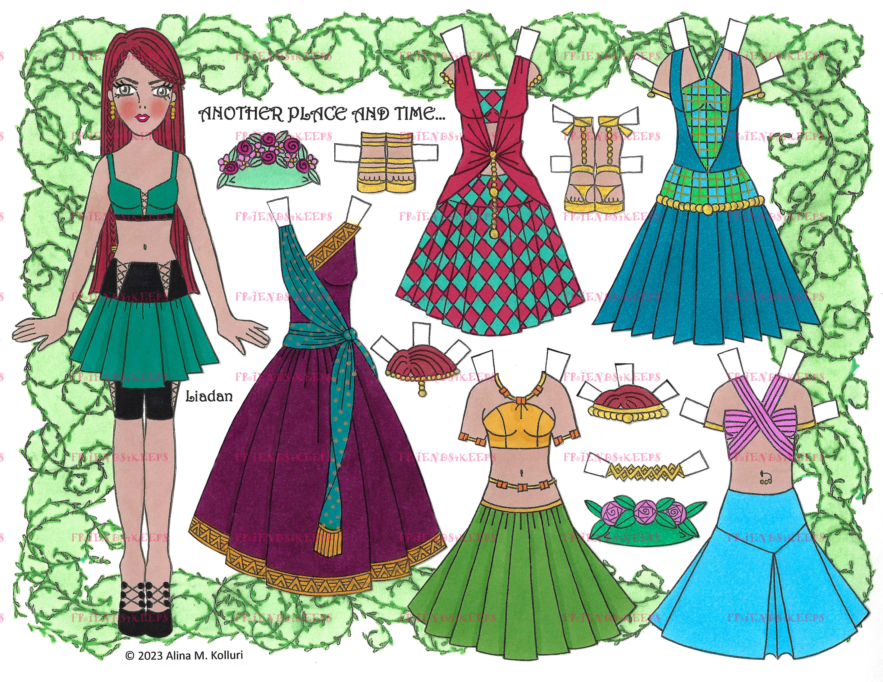 Marisole Monday Princess Paper Dolls