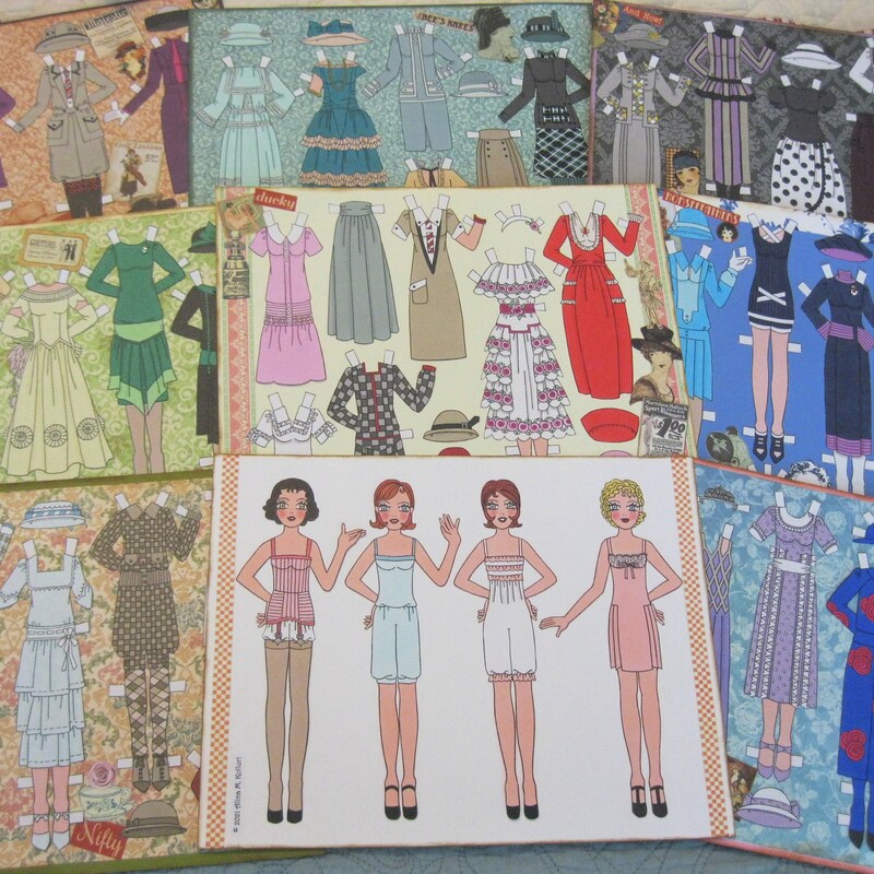 1920s Paper Dolls - Etsy