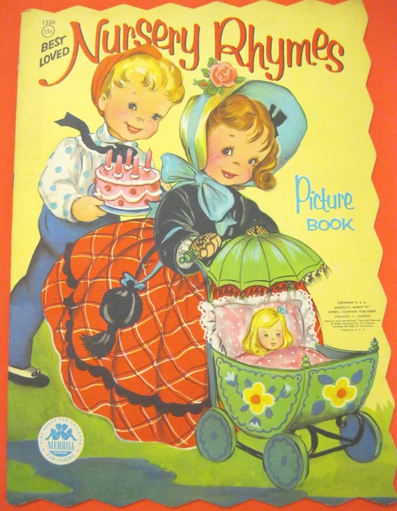 INSTANT Downloadprintable 10-page Vintage Mother Goose | Etsy