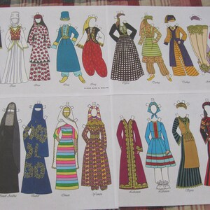 DIGITAL Download--ladies of Asia & the South Pacific Printable Paper ...