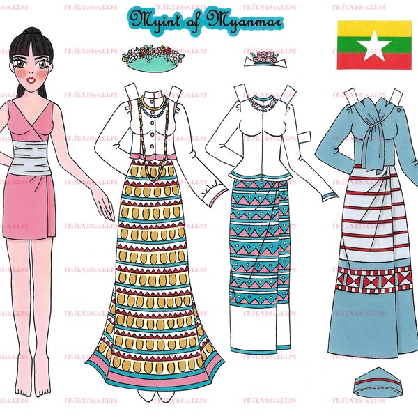 Burmese Dress - Etsy