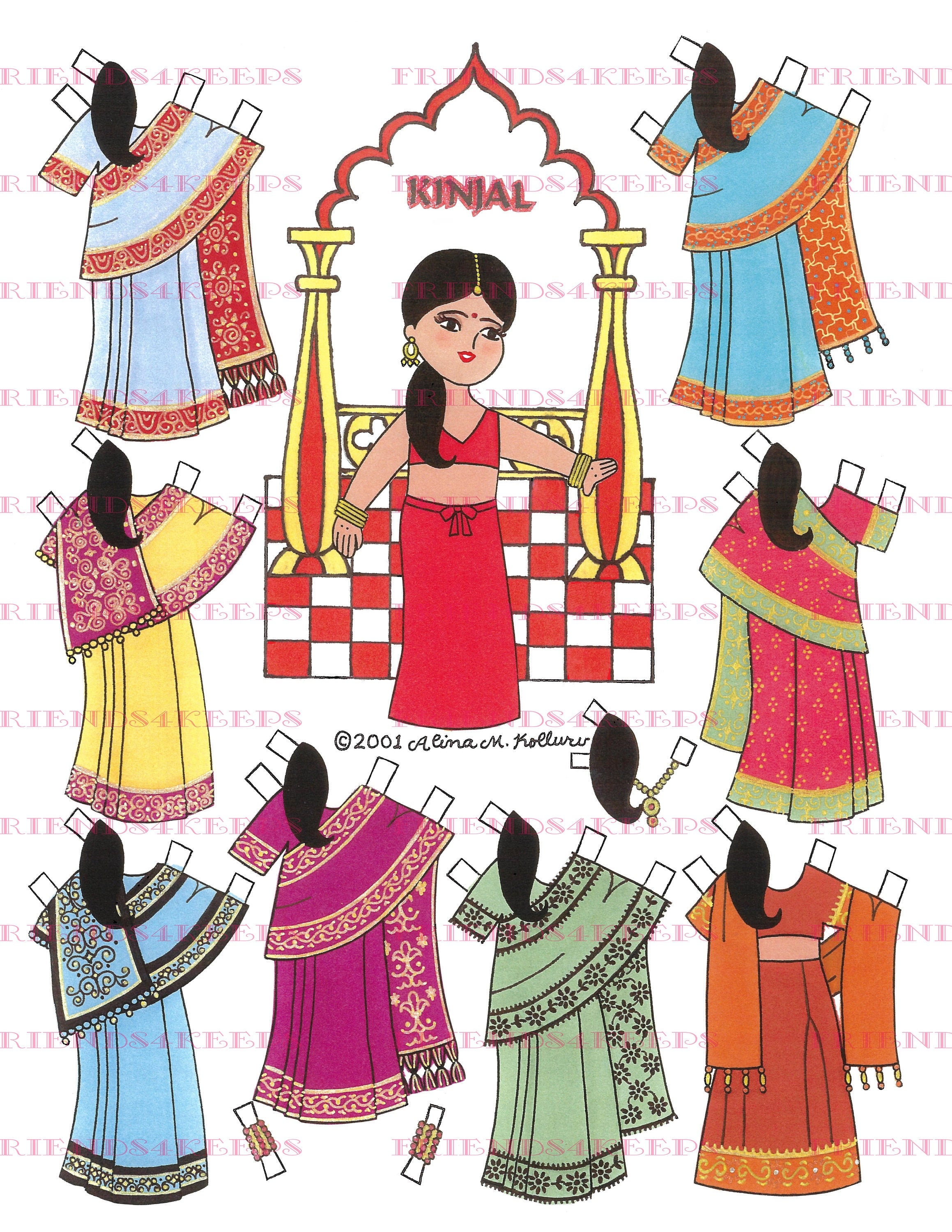 Indian Paper Dolls Inkspired Musings