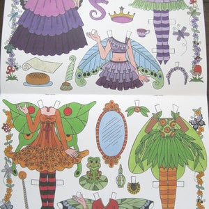 READY TO SHIP "flutter" Paper Dolls From the Land of Fairie by Alina ...