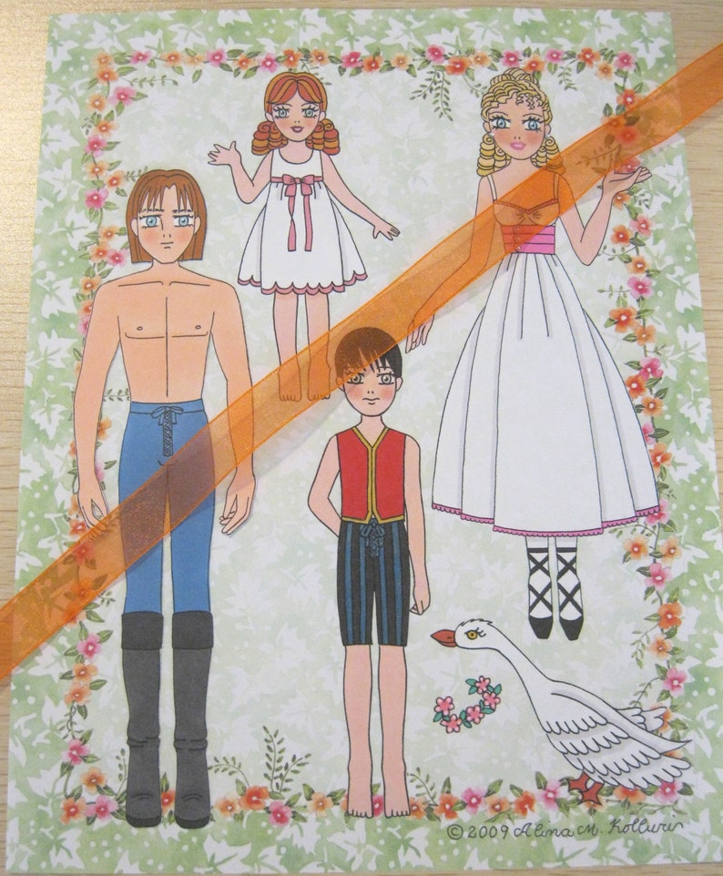 Printable MOTHER GOOSE Digital Download PDF Nursery Rhyme | Etsy