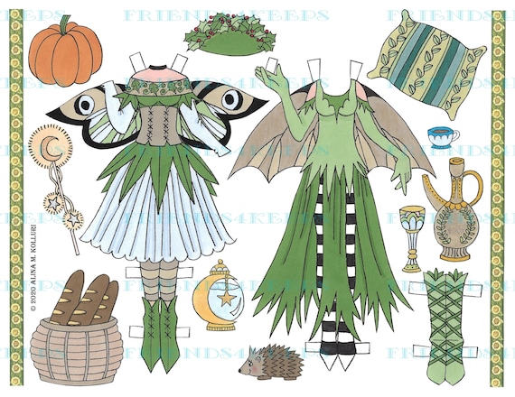 Marisole Monday Paper Dolls Color