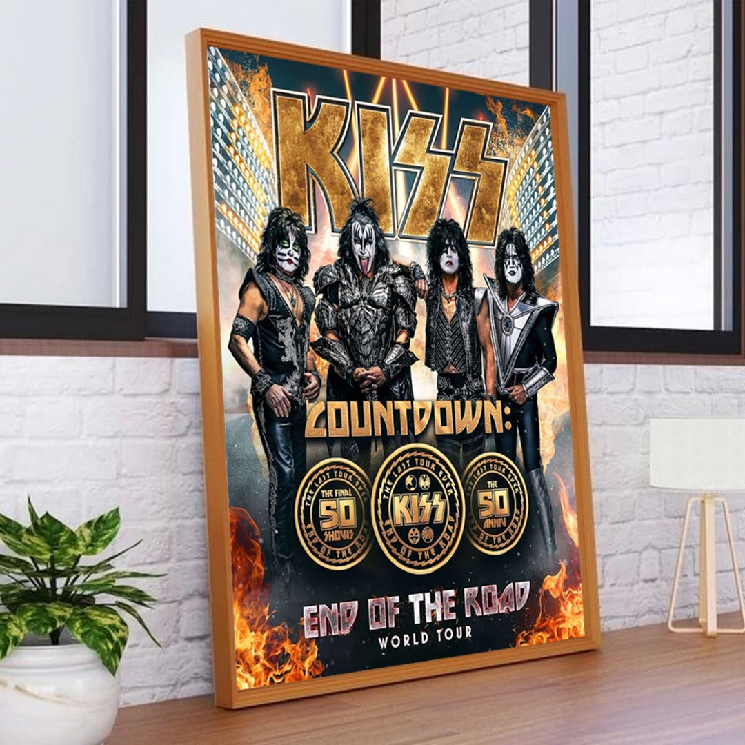 Kiss Band Poster Music Poster KISS Final Shows Ever Concert - Etsy