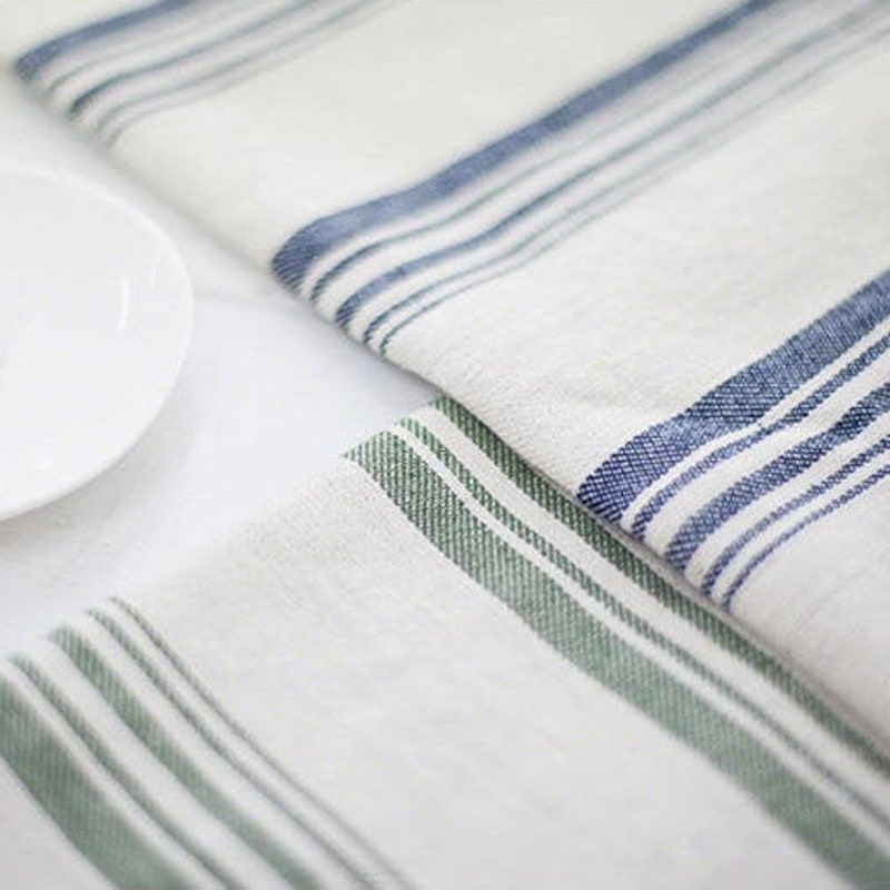 Striped Linen Fabric - Etsy