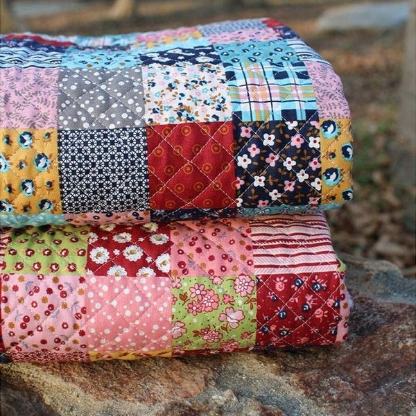 Double Sided Quilted Fabric by the Yard - Etsy