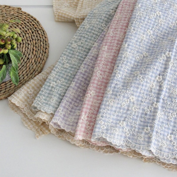 Cotton Eyelet Fabric - Etsy