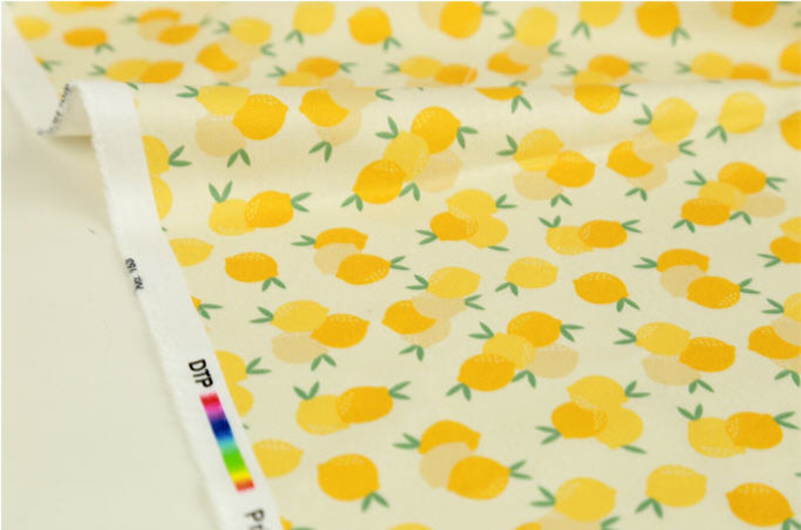 Lemons Cotton Fabric Fruits Cotton Fabric Yellow Lemon - Etsy UK