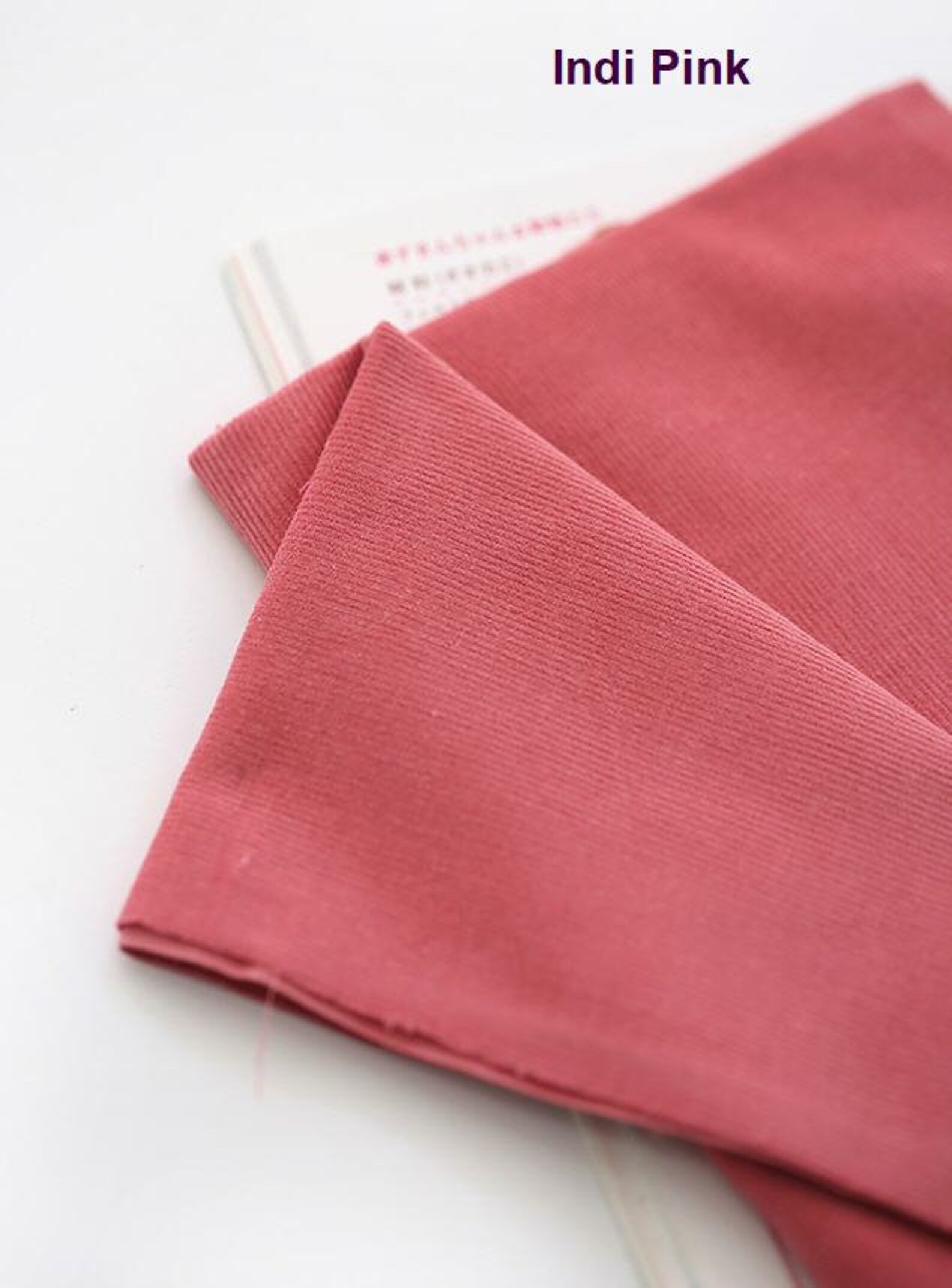 Pinwale Cotton Corduroy Pink Indi Pink Red Wine Plum - Etsy