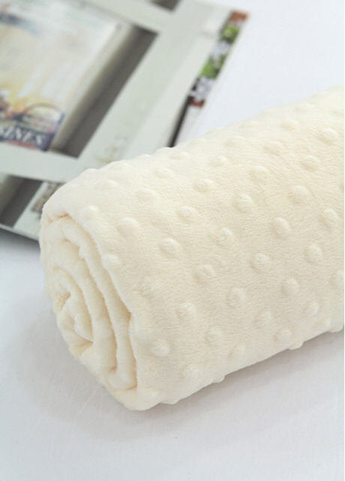 Minky Dimple Dot - Cream - by the Yard 43049 Melody Series - Etsy