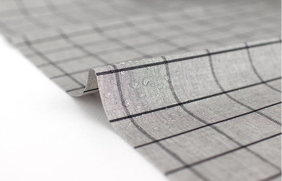 Soft Checker Laminated Cotton Fabric Non Glossy Plaid - Etsy