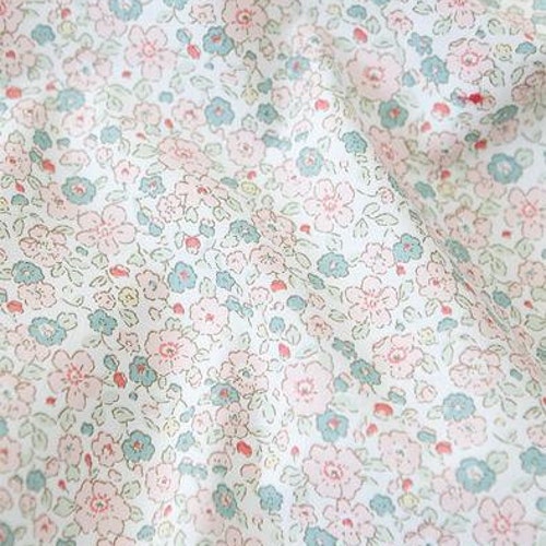 Pastel Cotton Fabric Flowers or Solid by the Yard 56357 - Etsy