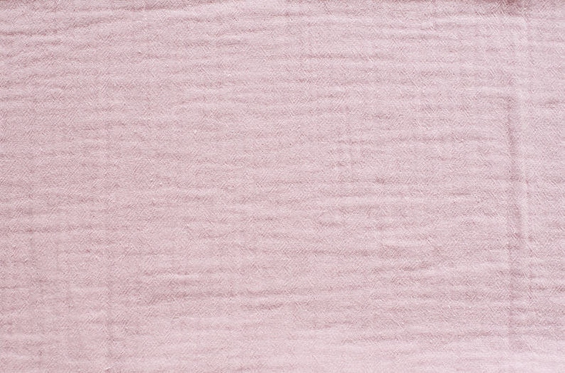 Pink Wrinkled Cotton Gauze Double Gauze Light Pink Color - Etsy
