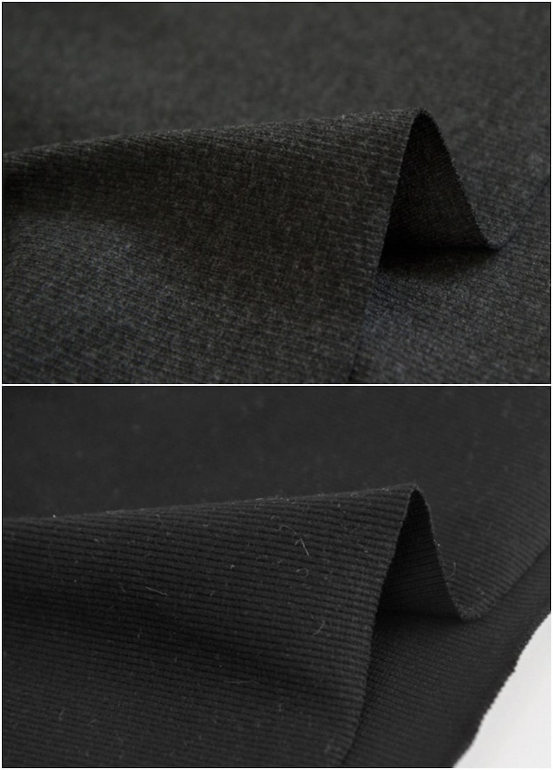 Ribbing Cotton Rib Knit Fabric in 18 Colors by the Yard - Etsy