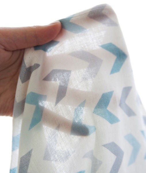 Chevron Cotton Double Gauze Fabric Geometric Gauze Fabric - Etsy