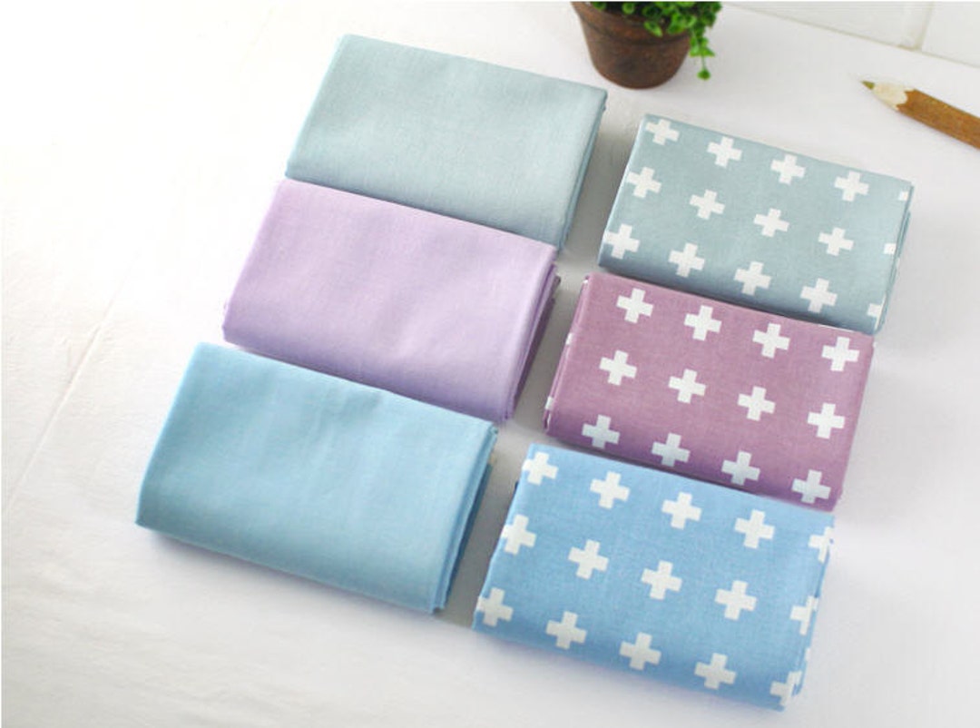 Modern Cross Cotton Fabric - Choose From 6 Patterns - by the Yard 56917 ...