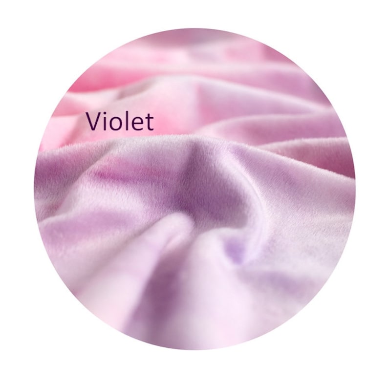 Tie-dye Smooth Cuddle Minky Fabric, Solid Minky Fabric, Plush Fabric ...
