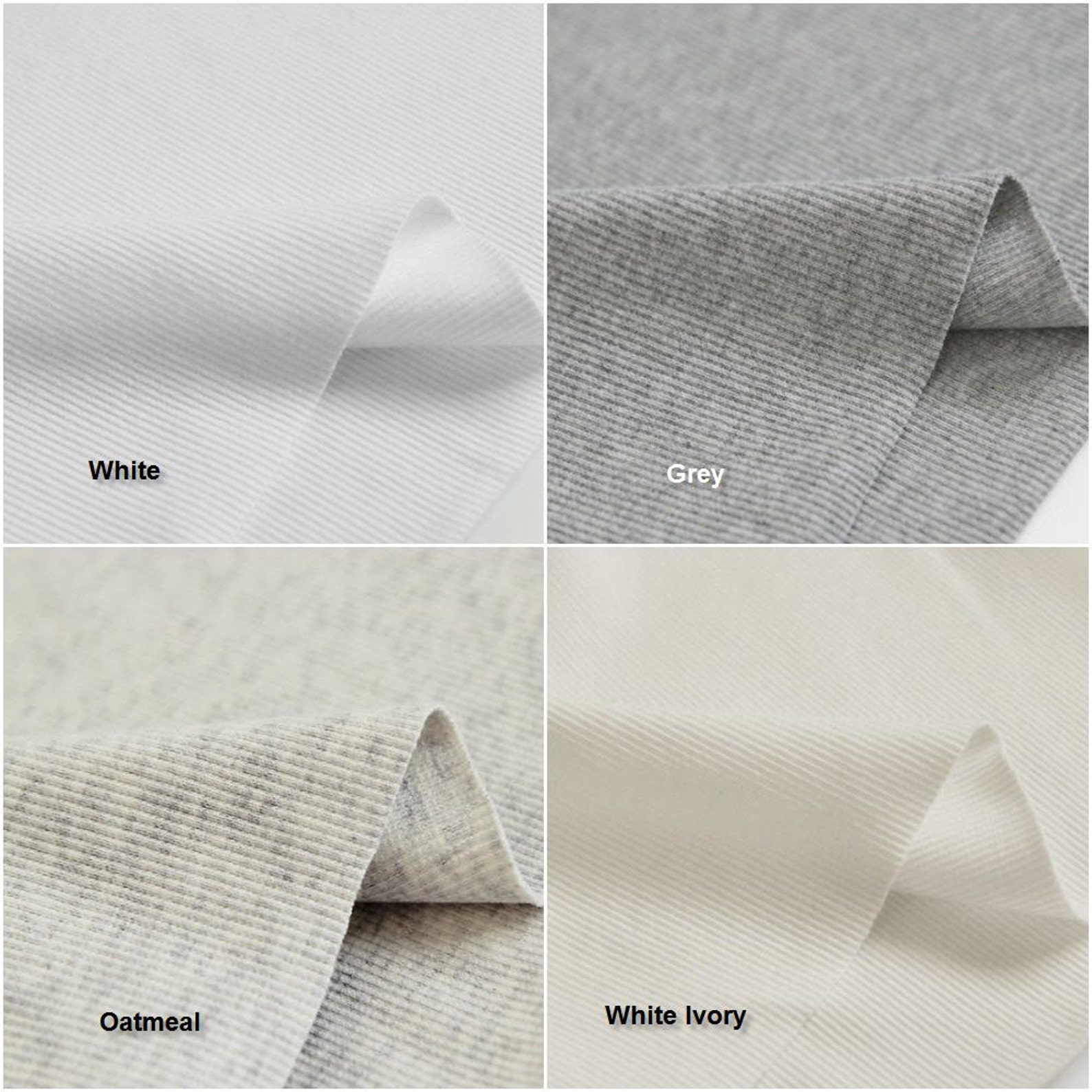 Ribbing Fabric Cotton Rib Knit Choose From 13 Colors by - Etsy