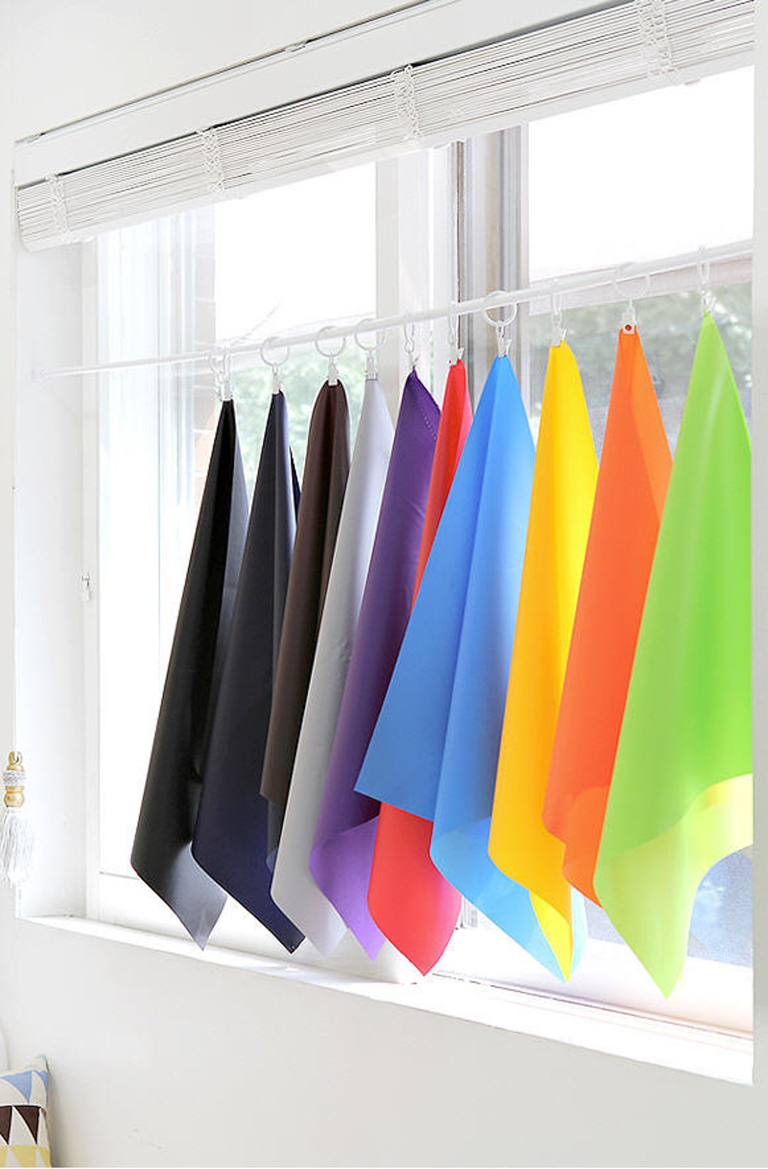 Waterproof Fabric With UV Protection - Green, Orange, Yellow, Blue, Red ...