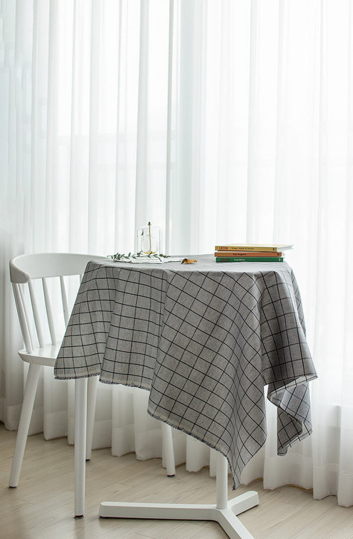 Soft Checker Laminated Cotton Fabric Non Glossy Plaid - Etsy