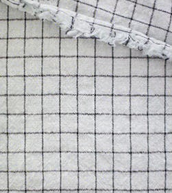 Wrinkled Checker Linen Blend Fabric Cotton Linen Washing | Etsy