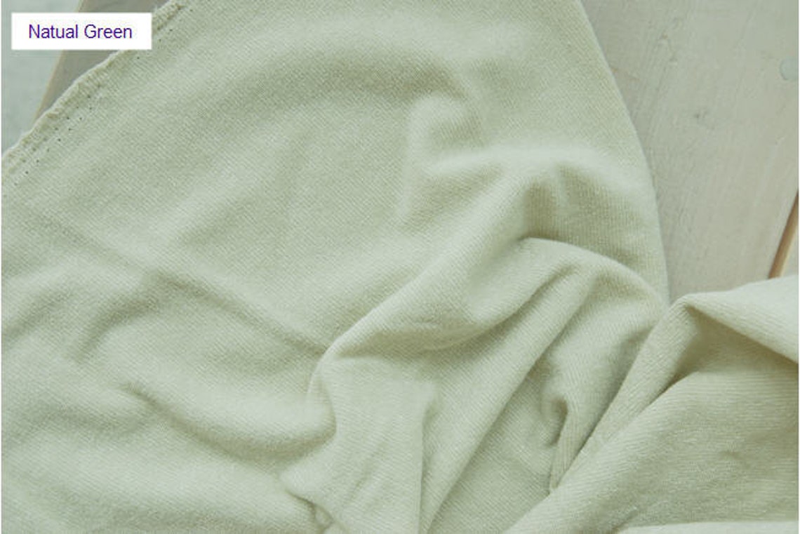 Organic Cotton Terry Cloth Knit Fabric in 3 Colors by the Yard | Etsy