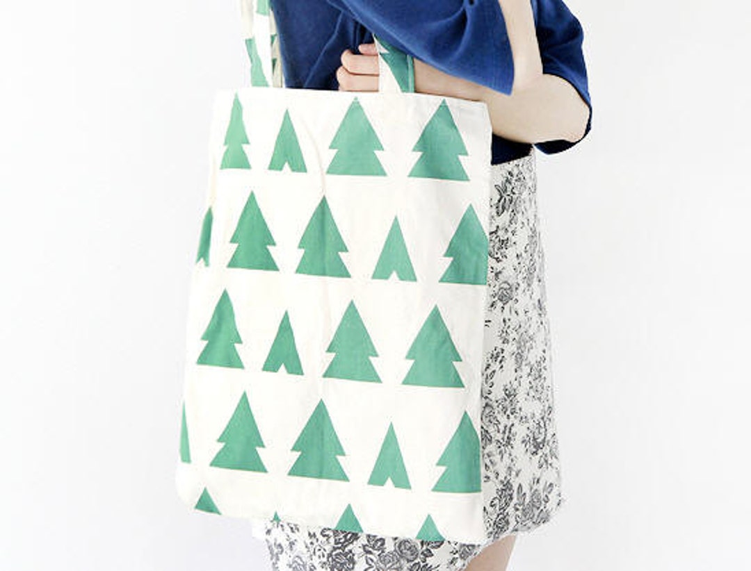 Green Trees Cotton Fabric - by the Yard 80021 - Etsy