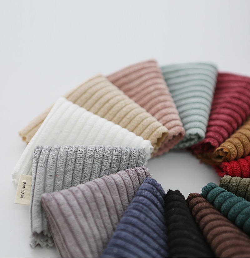 Wide Wale Corduroy Fabric Polyester Corduroy Fabric 5 mm | Etsy