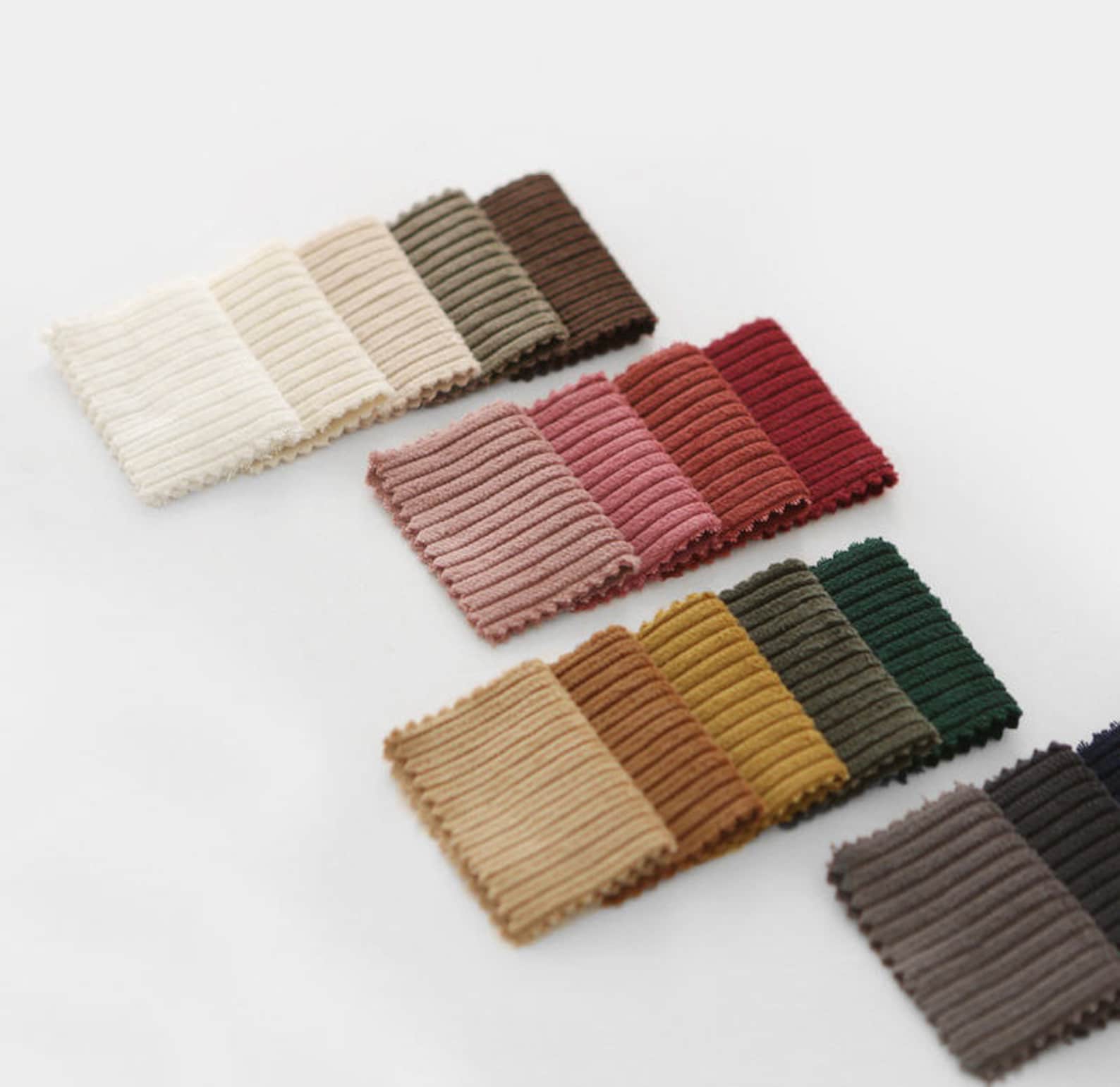 Wide Wale Cotton Corduroy, 4.5 Wales, Korean Fabric, Corduroy 18 Solid ...