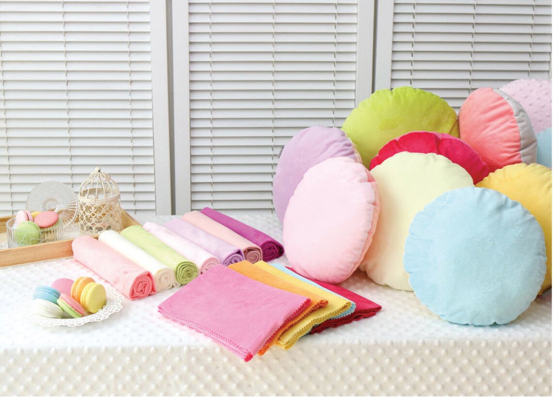 Smooth Minky Fabric - Choose From 13 Solid Colors - by the Yard - 83424 ...