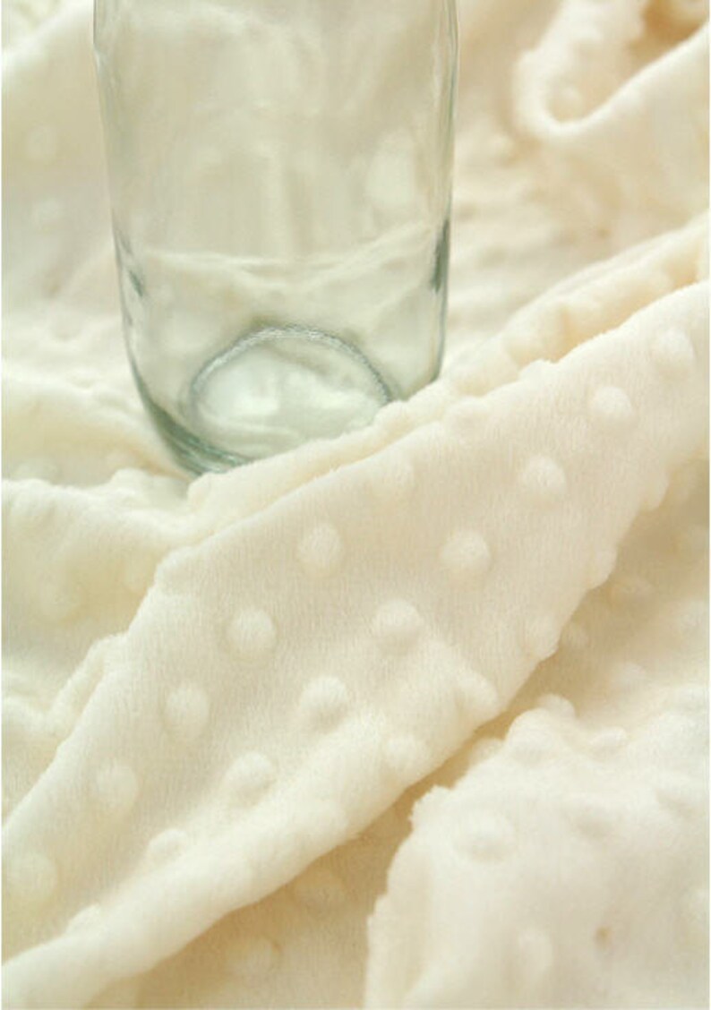 Minky Dimple Dot - Cream - by the Yard 43049 Melody Series - Etsy