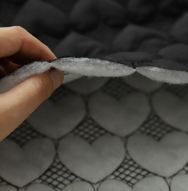 Quilted Polyester Fabric Padded Fabric 55 Wide White - Etsy