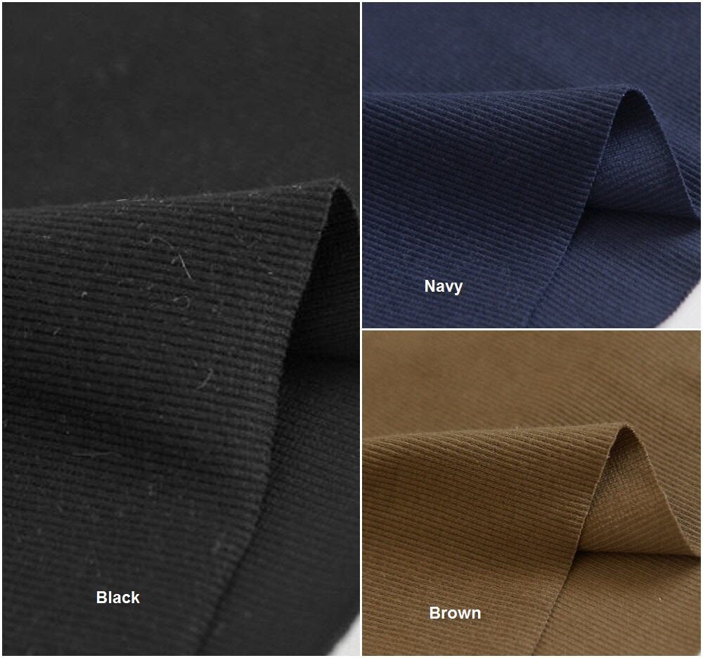 Ribbing Fabric Cotton Rib Knit Choose From 13 Colors by - Etsy