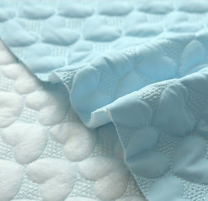 Quilted Polyester Fabric Padded Fabric 55 Wide White - Etsy